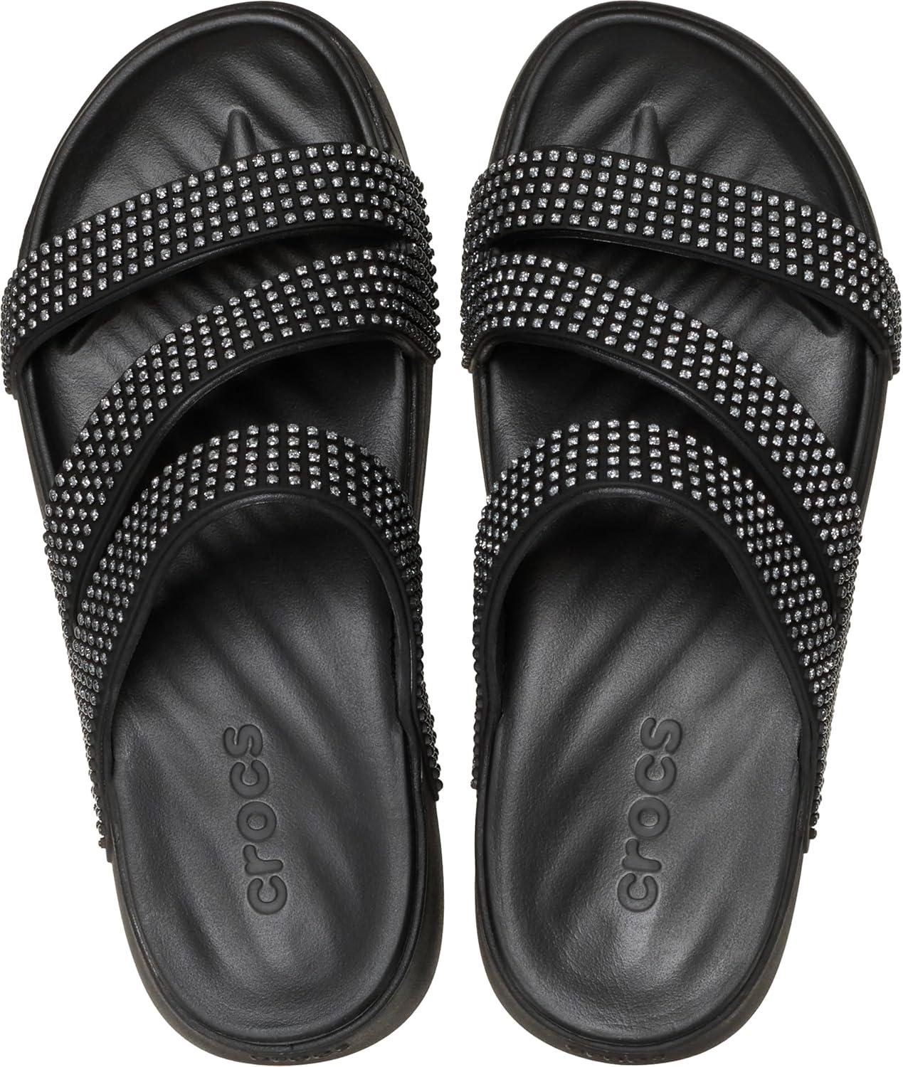Crocs Women Getaway Strappy Sandals(Black Gems) - Crocs