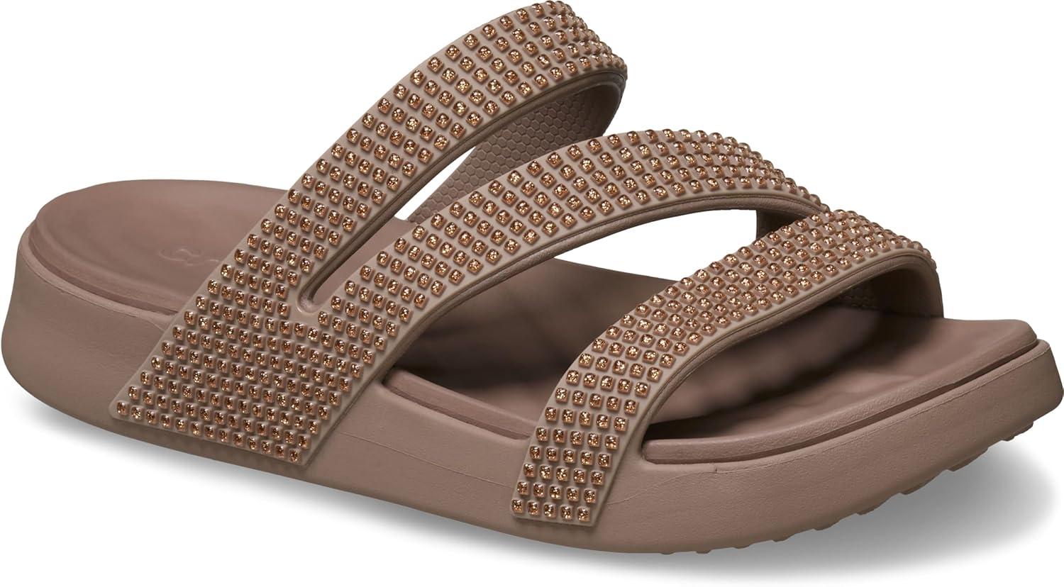 Crocs Women Getaway Strappy Sandals(Latte Gems) - Crocs